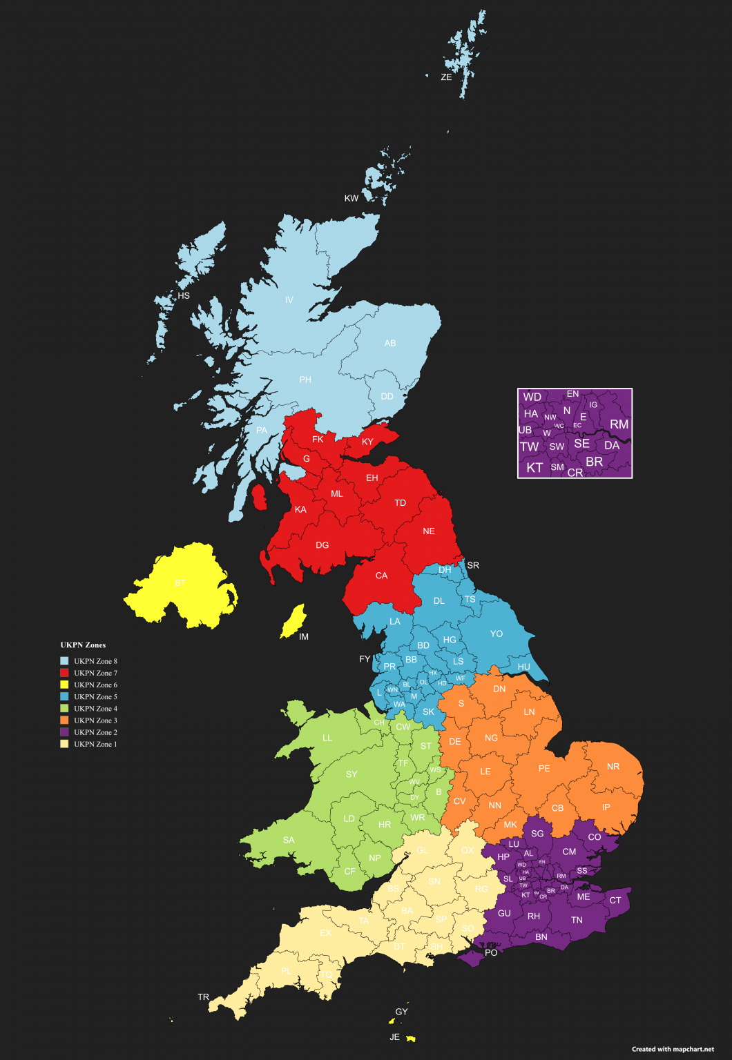 UKPN Network Map – UK Prepper Network Official